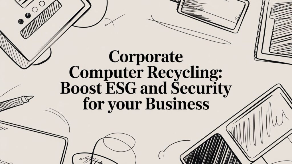 Corporate computer recycling: Boost ESG and Security for Your Business